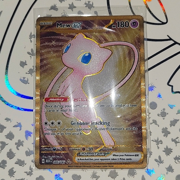 Pokemon | Toys | Metal Gold Mew Ex Pokemon 51 Card | Poshmark